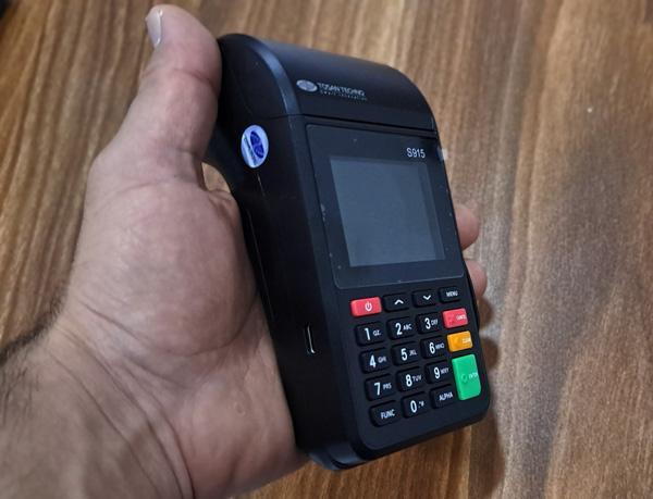 خرید کارتخوان پکس S915 | پوز سیار سبک با اتصال 4G - ارتباط 24